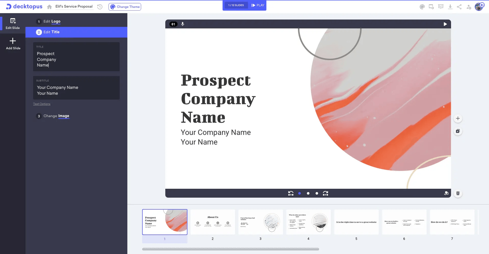 Decktopus I Create An Online Portfolio For Free